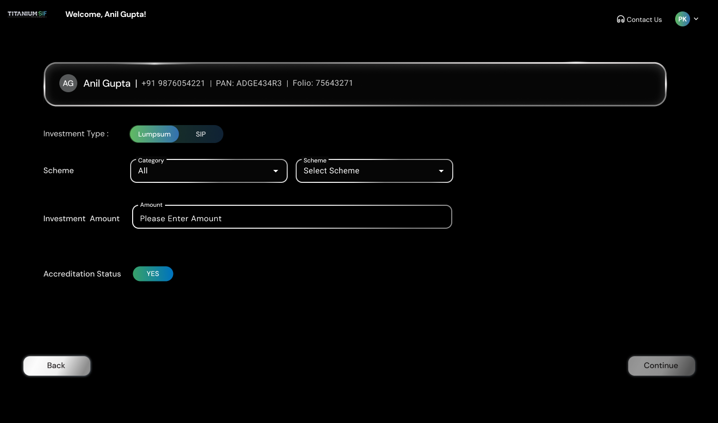 Investor Login | Tata Mutual Fund